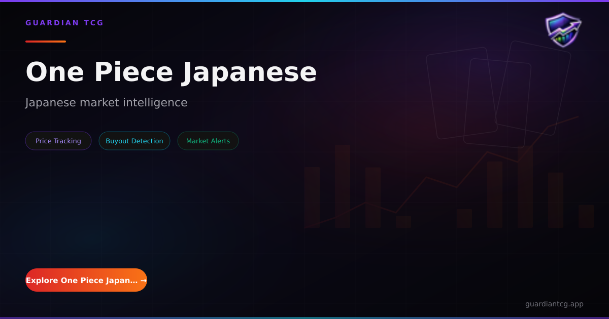 One Piece JP Card Prices — Free Price Checker (2026) | Guardian TCG